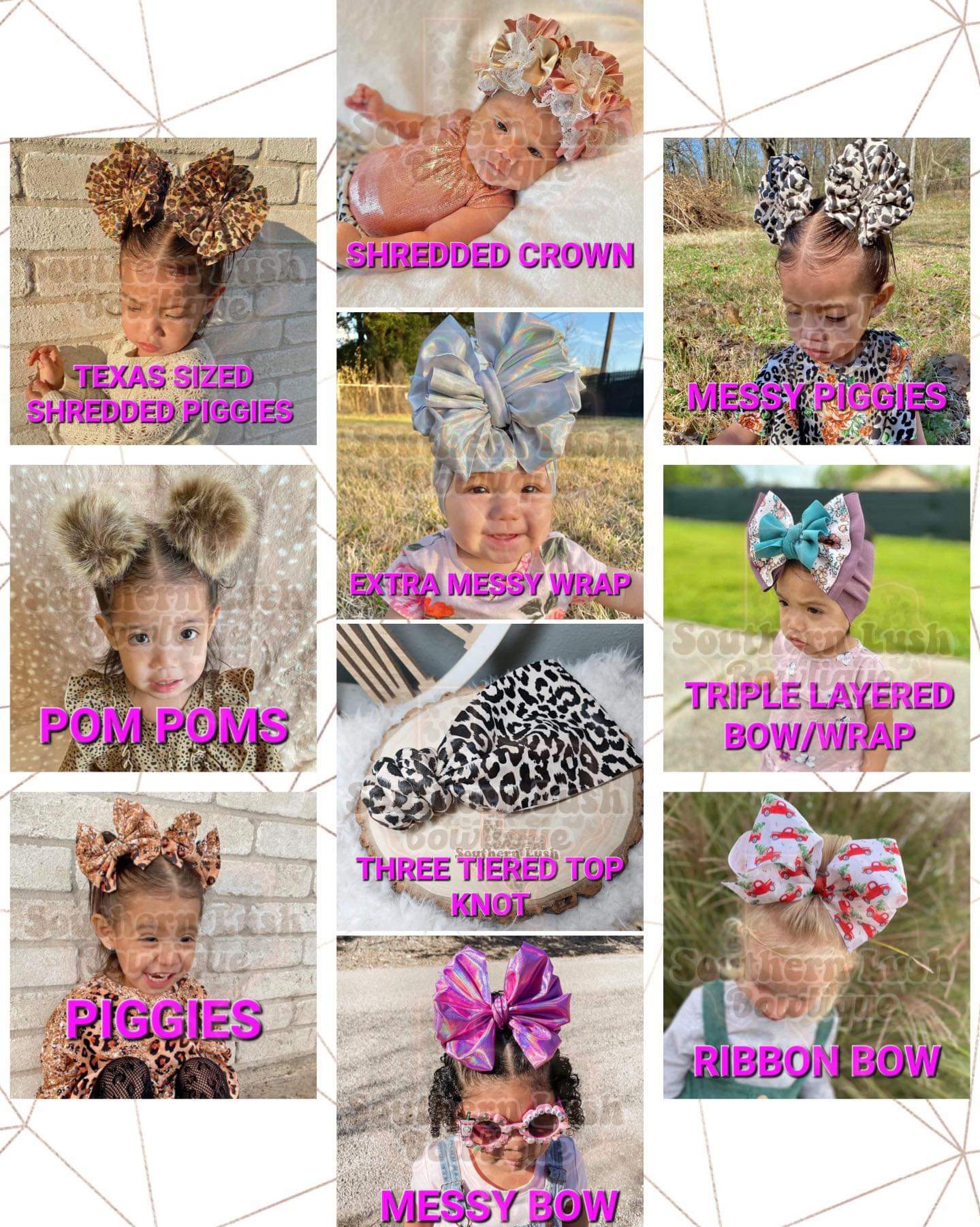 BOW AND WRAP STYLES – tagged "SLB BOW AND WRAP STYLES" – Southern Lush ...